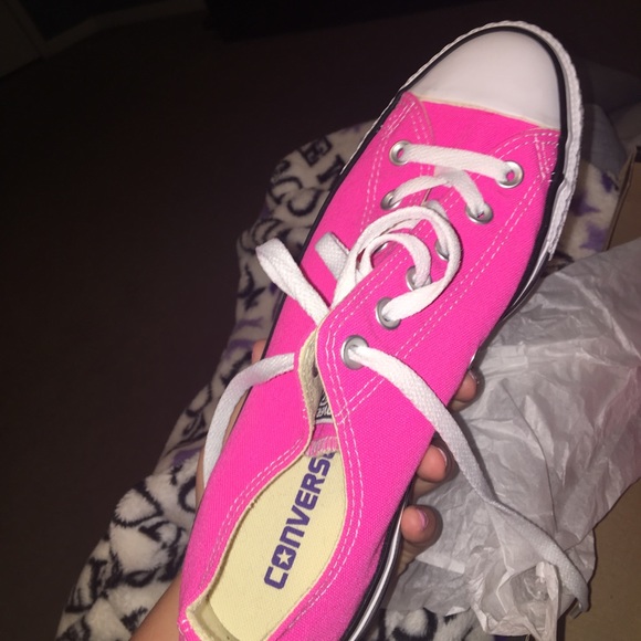 Converse | Shoes | Converse Pink And White | Poshmark